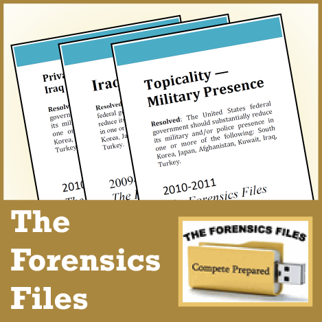 The Forensics Files · SpeechGeek Market