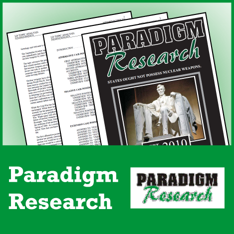 Paradigm Research · SpeechGeek Market
